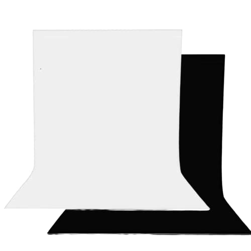 Background Sheet for Photography White Black Background Backdrop PVC ...