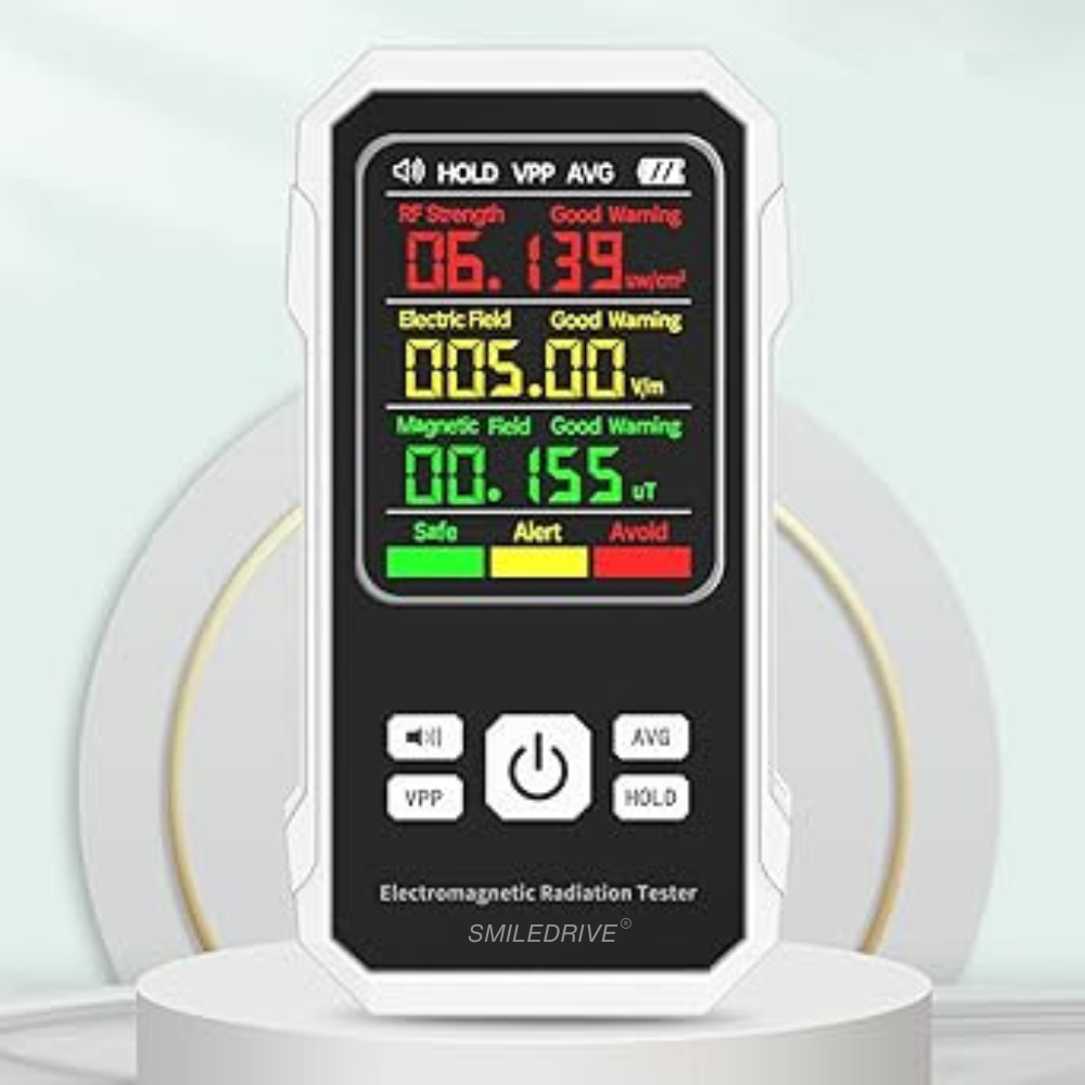 Portable Electromagnetic Radiation EMF Tester Electric Magnetic Field ...