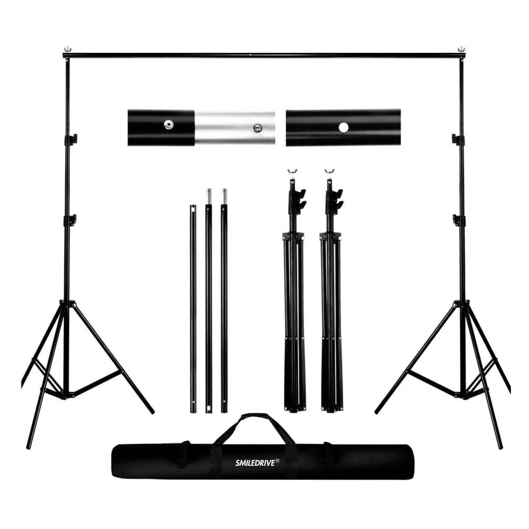Backdrop Stand Photography Background Holder Stands Kit – Smiledrive.in