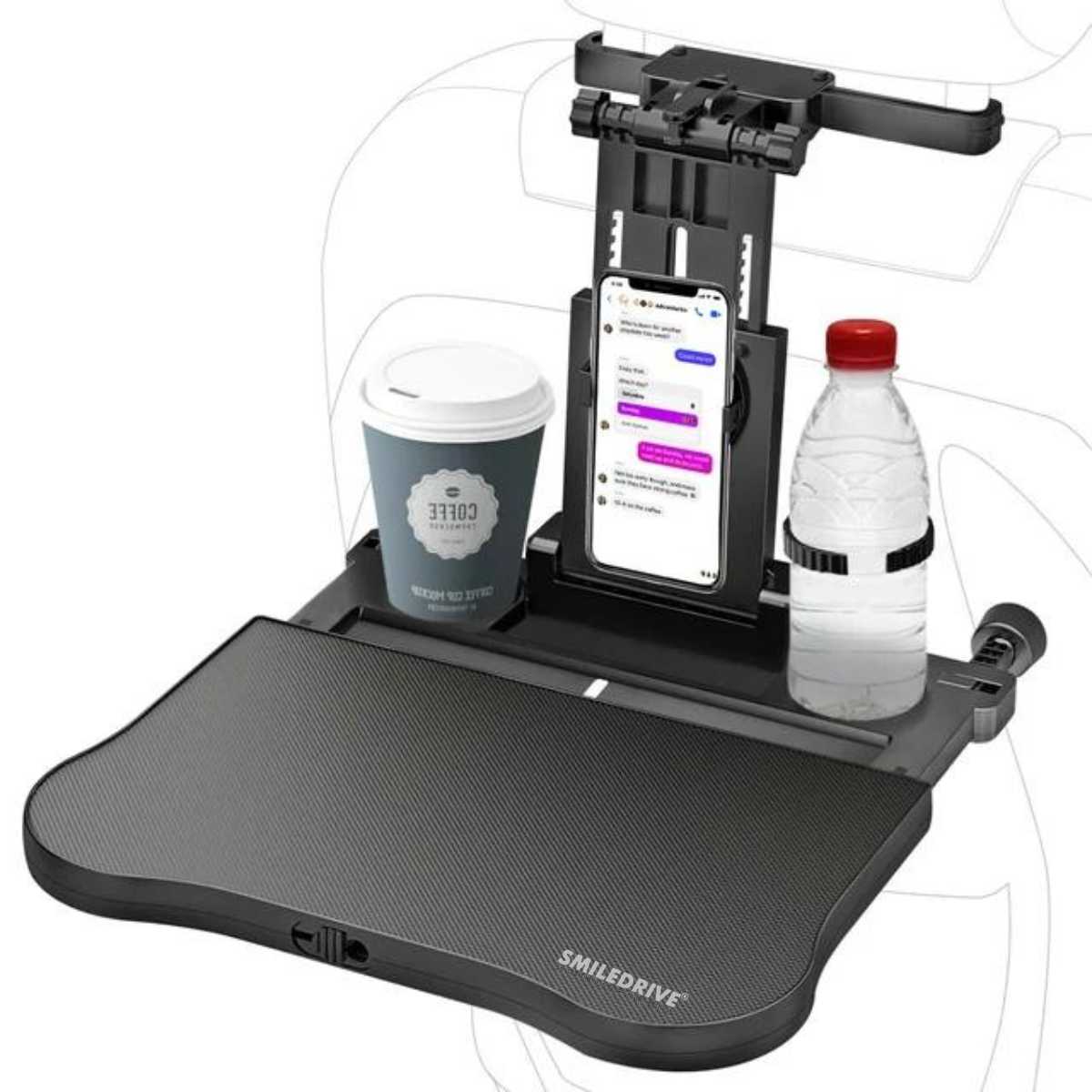 Car Laptop Stand Backseat Tray Table for Cars-Adjustable Kids Travel F ...