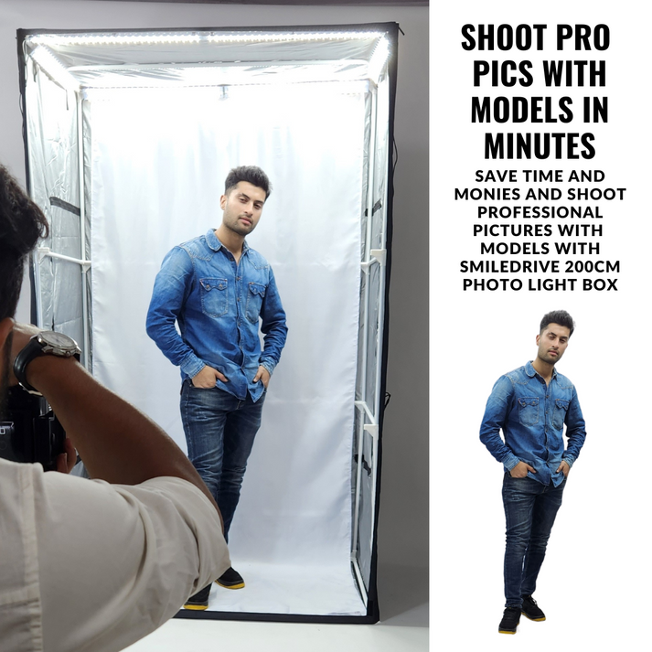 Photography Light Box Photo Studio Booth for Model Shoots Soft Box 200 ...