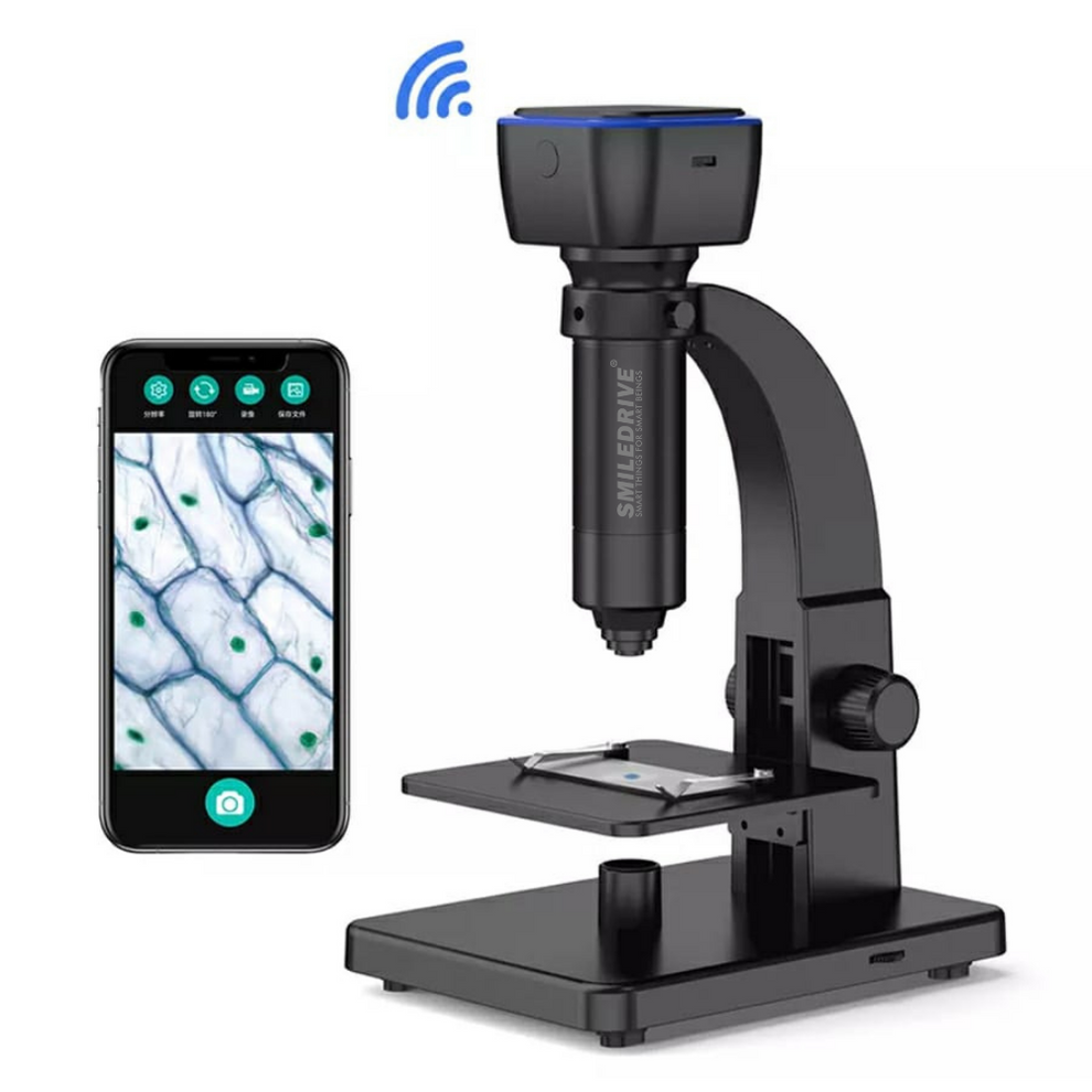 Wifi Digital Microscope with HD Resolution 0-2000X Magnification ...