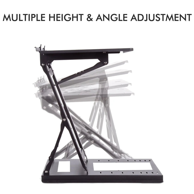 Laptop Standing Desk Table Stand with Adjustable Height & Angle Option ...