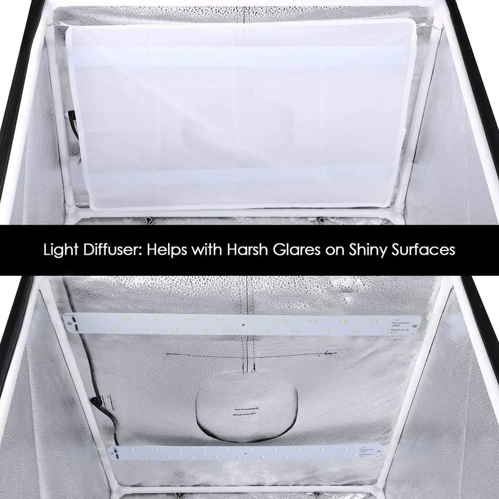 Professional Photo Studio Light Box 60x60x60cm Portable – Smiledrive.in